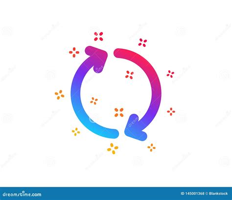 refresh arrow icon rotation arrowhead vector stock vector illustration of connection reload