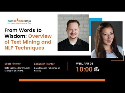 Free Video Overview Of Text Mining And Nlp Techniques No Code Approach Knime Analytics Nlp