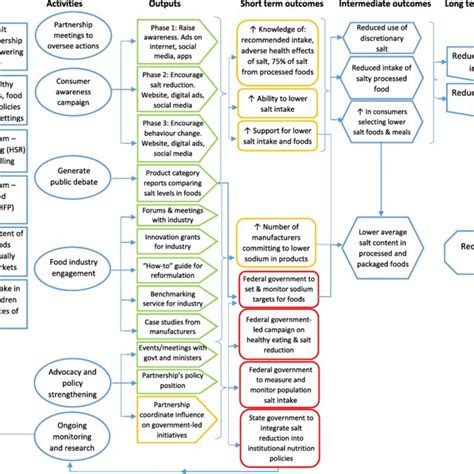Revised Logic Model Of The Partnership Program Adapted From Trieu Et Download Scientific