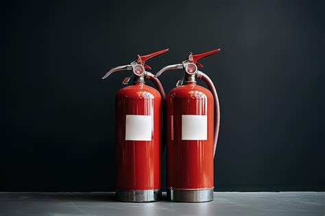 Extintores De Incendios Estándar Dentro Del Edificio Dióxido De Carbono Químico O Agua A Presión