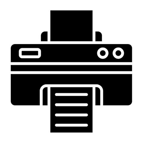 프린터 아이콘 프리미엄 벡터