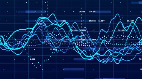 Stock Market Graph Big Data Visualization Investment Graph Concept 3d Rendering Stock