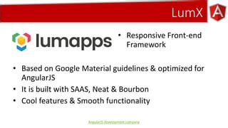 Popluar AngularJS Frameworks PPT