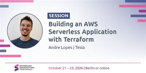 Serverlessarchitectureconference Serverless Aws Terraform Api Infrastructureascode