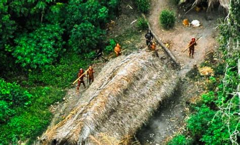 Drone Reveals Rare Footage Of The Worlds Most Isolated People Cut Off