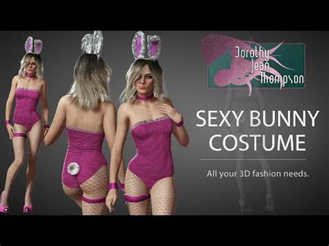 Sexy Bunny Costume Character Creator Outfit Reallusion Content Store