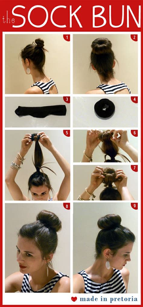 Sock Bun And Sock Bun Curls Tutorial MyThirtySpot
