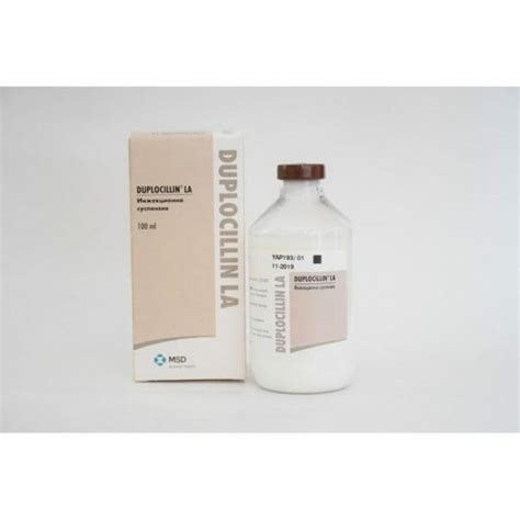 Duplocillin La Procaine Penicillin 150 000 Iu 100 Ml
