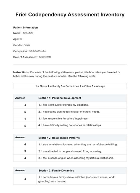Codependency Assessment At Sherman Aragon Blog