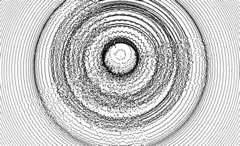 Abstract Circular Background With Dynamic Dots Radial Structure For Science Or Technology