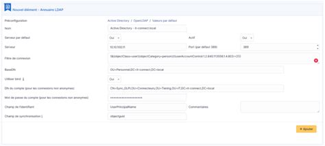 Glpi Configurer Lauthentification Active Directory Ldap