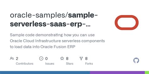 Github Oracle Samplessample Serverless Saas Erp Dataload Sample