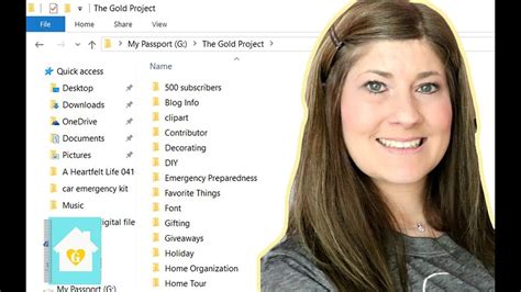 How To Organize Digital Files Computer File Organization Youtube