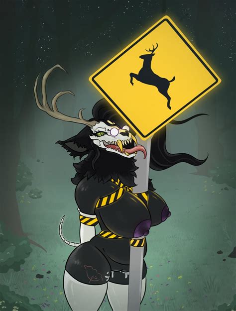 Rule 34 Absurd Res American Mythology Anthro Antlers Armwear Belly