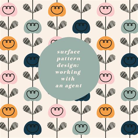 surface pattern design working with an agent — annie chen