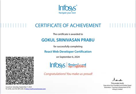 reactjs webdevelopment infosyscertification frontenddev gokul