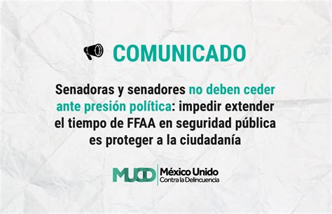 México Unido Contra La Delincuencia Asociación Sin Fines De Lucro