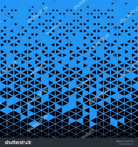 Abstract Seamless Geometric Triangle Pattern Mosaic Stock Vector Royalty Free 2046341084