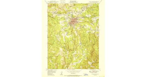 1950s Maps Of Grass Valley Ca Pastmaps