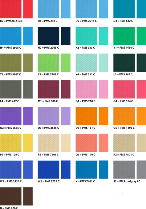 Farbpalette Textiltaschende