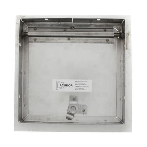 18x18 Universal Flush Premium Flange Stainless Steel