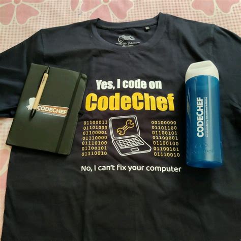 Finally Received My Goodies From Codechef As A Chapter Lead At
