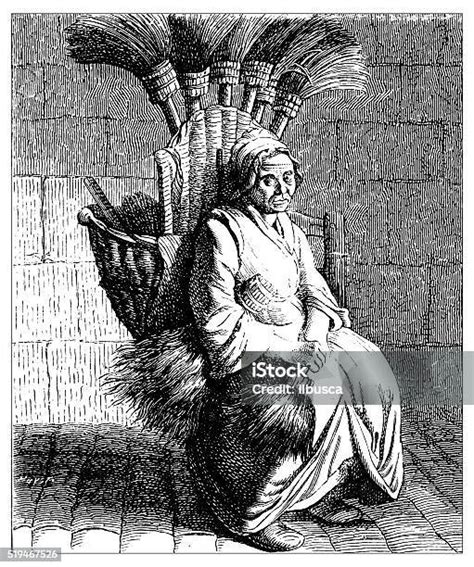 앤틱형 삽화직원관리 및 직무와의 파리에서 오시는 길 빗자루 가게상 19세기에 대한 스톡 벡터 아트 및 기타 이미지 19세기 19세기 스타일 고전 양식 Istock
