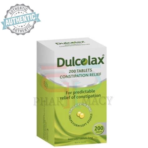 Dulcolax 5mg Tabs 200s Shopee Malaysia