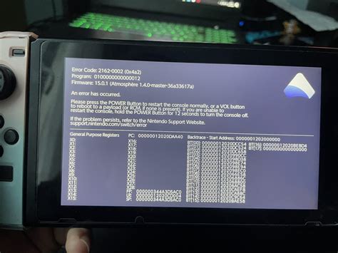 Have A Error Code When Im Holding R While Running A Game And I Dont