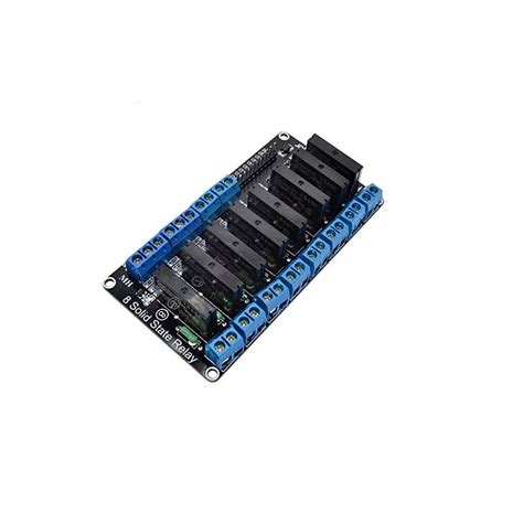 Channel V Relay Module Solid State High Level SSR DC Control DC With Resistive Fuse
