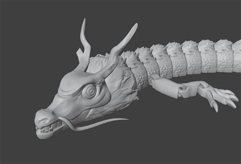 🐉 Getos Dragon Rainbowdragon Articulated・ Stl File For 3d Printing・cults