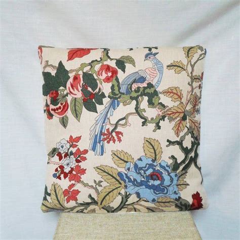 Decorative Bird Cushion Cover Etsy Ireland Cotton Linen Cushion
