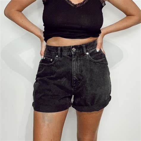 Asos Design Denim Shorts Black Denim Shorts In Depop