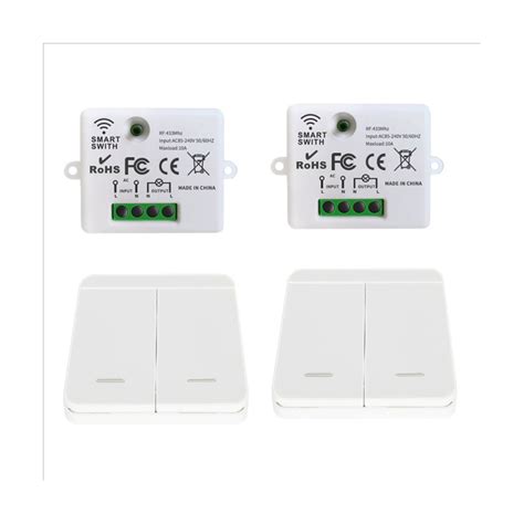 433Mhz Smart Wireless Switch RF Self Powered Push Button Wall Panels Remote Controller Light