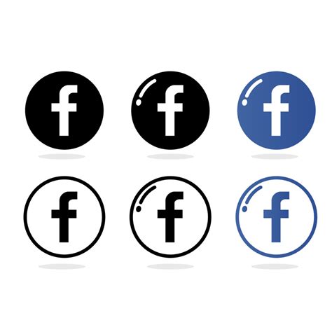 Logo Facebook Et Instagram Noir Libre De Droits