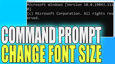 How To Change The Font Size In Command Prompt In Windows 10 ComputerSluggish