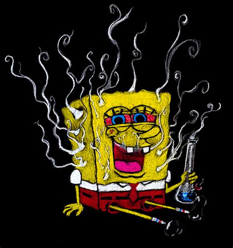 The Vanishes Spongebob Smoking Weed
