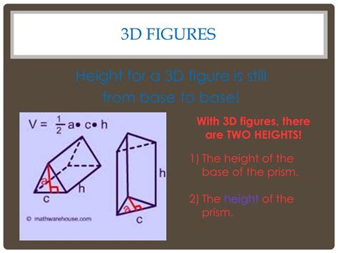 PPT Understanding The Concepts Of Height Base In Geometry For Area And Volume Calculation