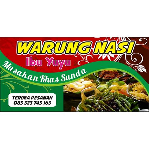Contoh Spanduk Warung Makanan Amy Oppen