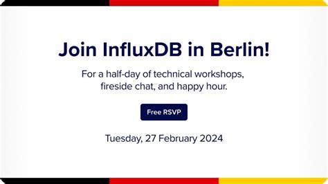 james tuck on linkedin influxdb germany roadshow influxdata