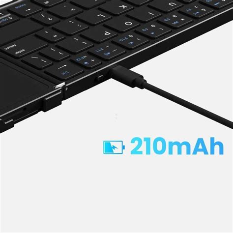 Jual Avatto Keyboard Wireless Bluetooth Foldable Rechargeable With