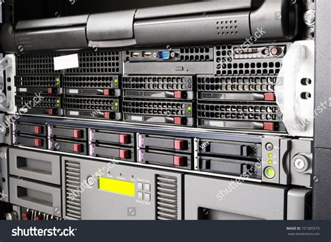 Rack Mounted Equipment System Storage Servers Stock Photo 101305579 Shutterstock