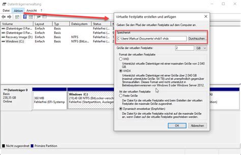 Virtuelle Festplatte Erstellen Und Mit Bitlocker Verschlüsseln