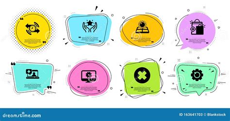 Timer Ranking Stars And Certificate Line Icons For Web App Printing
