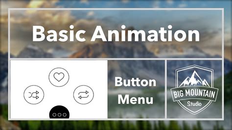 How To Animate A Button Menu Ios Xcode 8 Swift 3 Youtube
