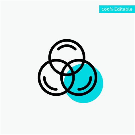 Rgb Color Web Turquoise Highlight Circle Point Vector Icon 14311610 Vector Art At Vecteezy