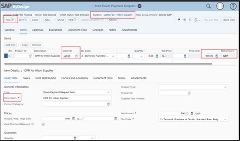 Down Payment Made In Sap Business Bydesign Sap Community
