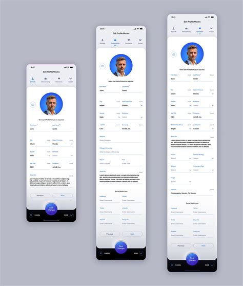 Recognize Me Mobile App Uiux Design Light Mode Version — Uiux