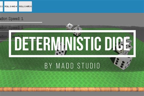 deterministic dice system utilities tools unity asset store