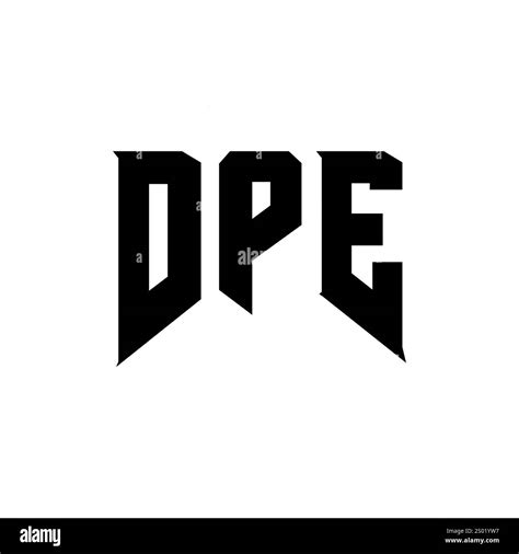 Dpe Letter Logo Design For Technology Company Dpe Logo Design Black And White Color Combination